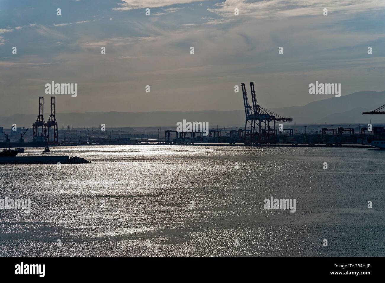 Oman, harbor, pier, Salalah Stock Photo - Alamy