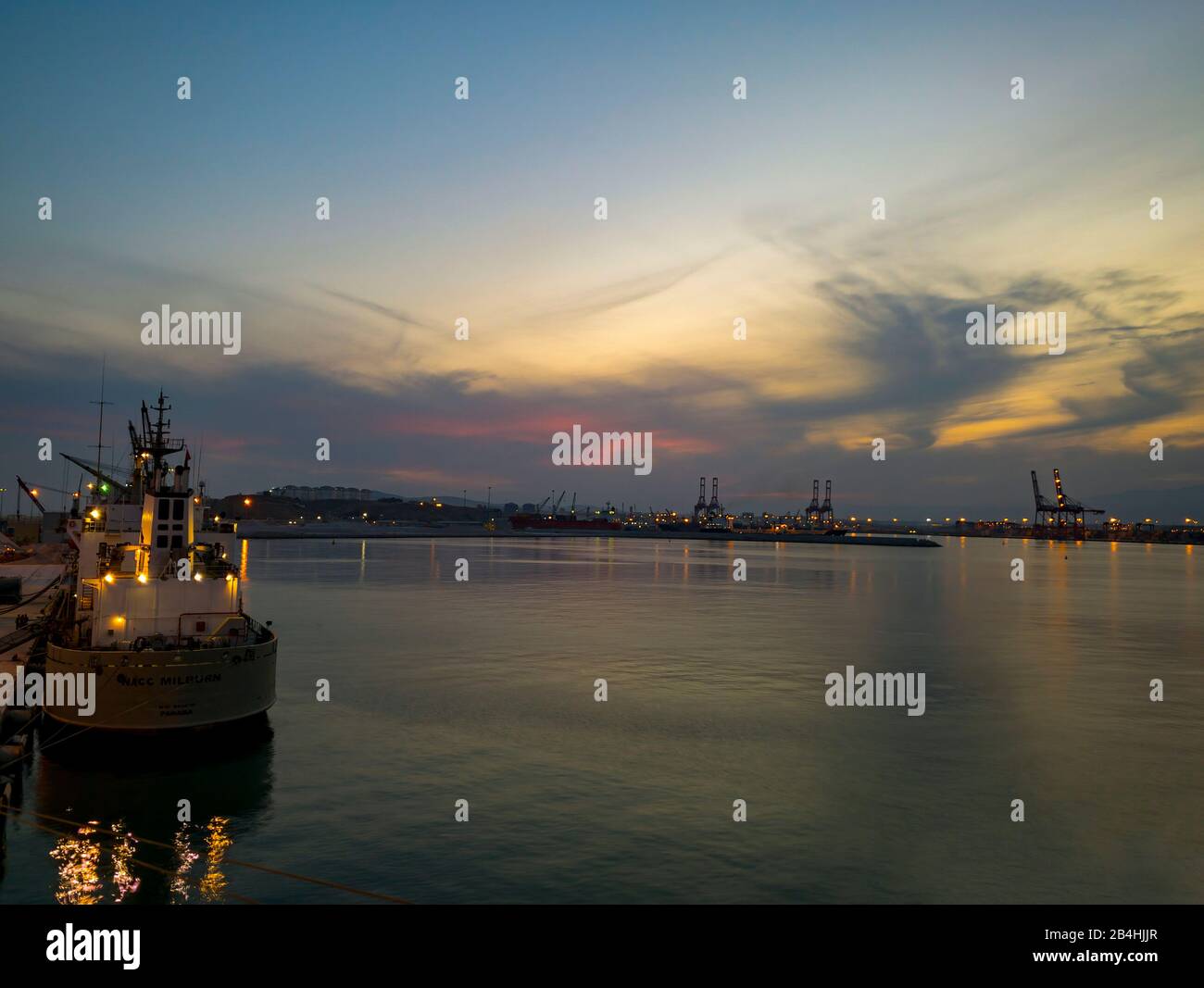 Oman, harbor, pier, Salalah Stock Photo - Alamy