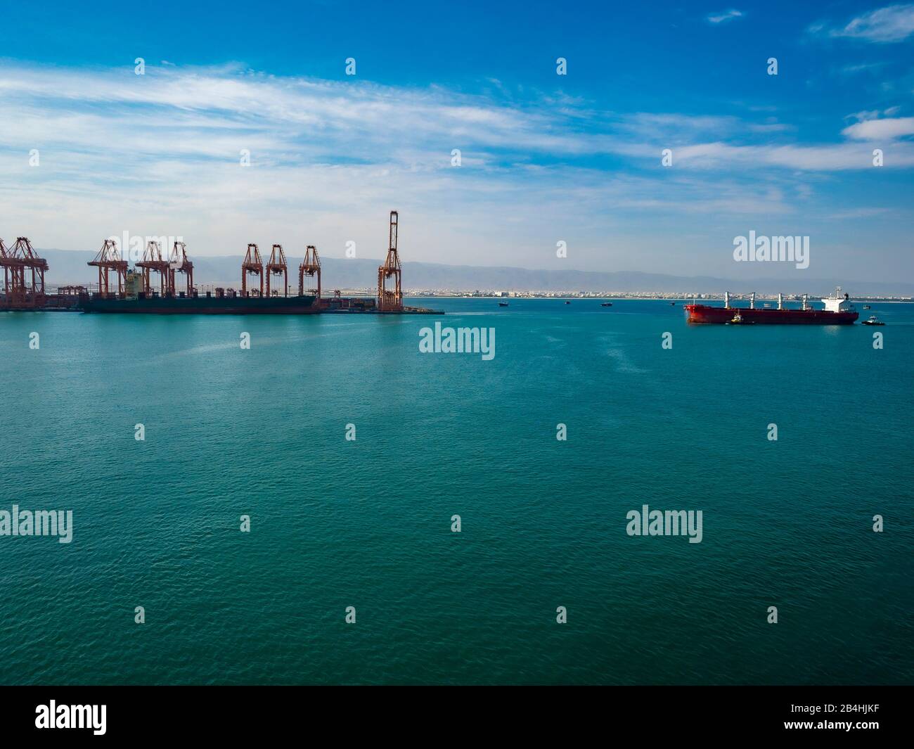 Oman, harbor, pier, Salalah Stock Photo - Alamy