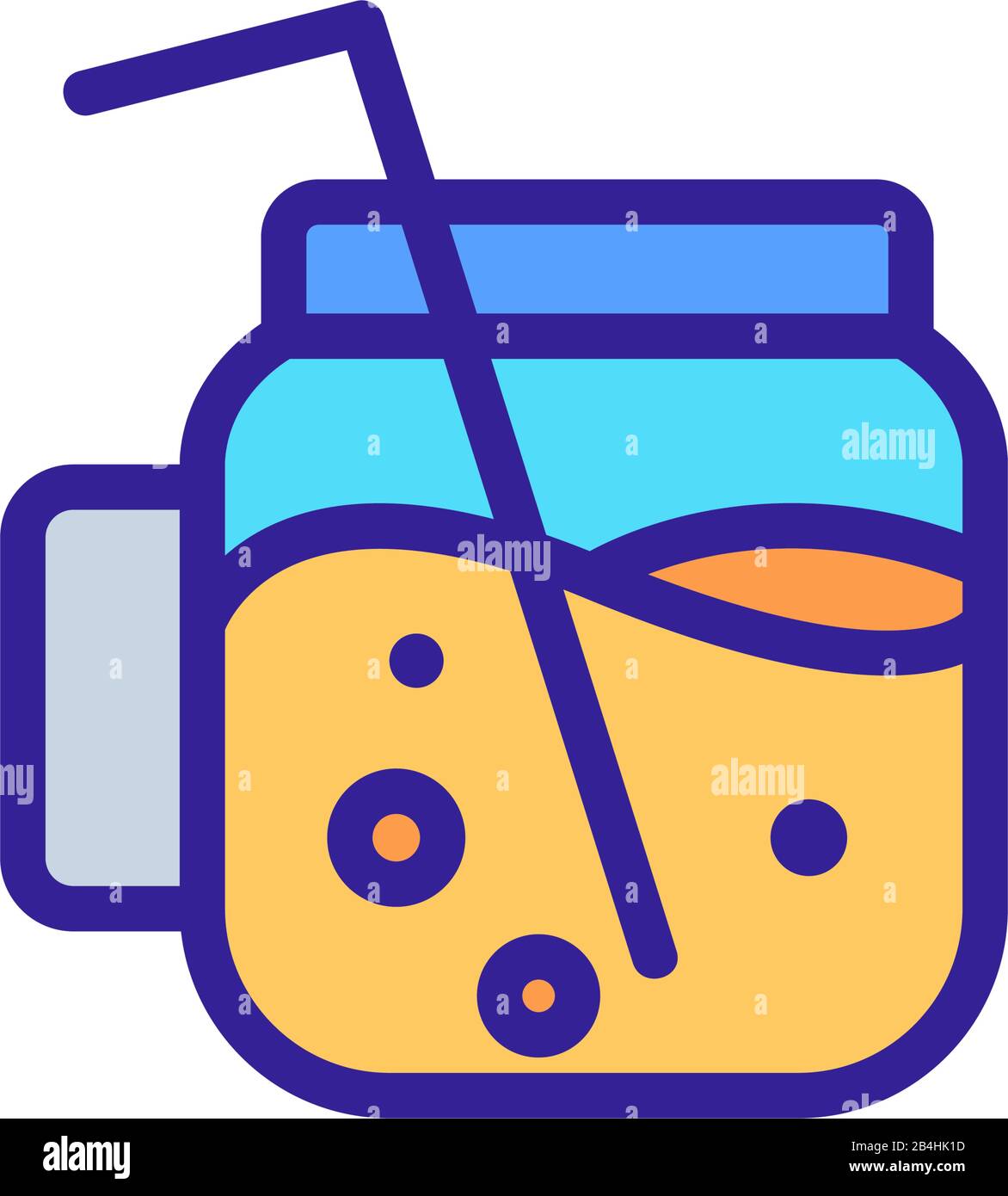 Delicious soda icon vector. Isolated contour symbol illustration Stock ...