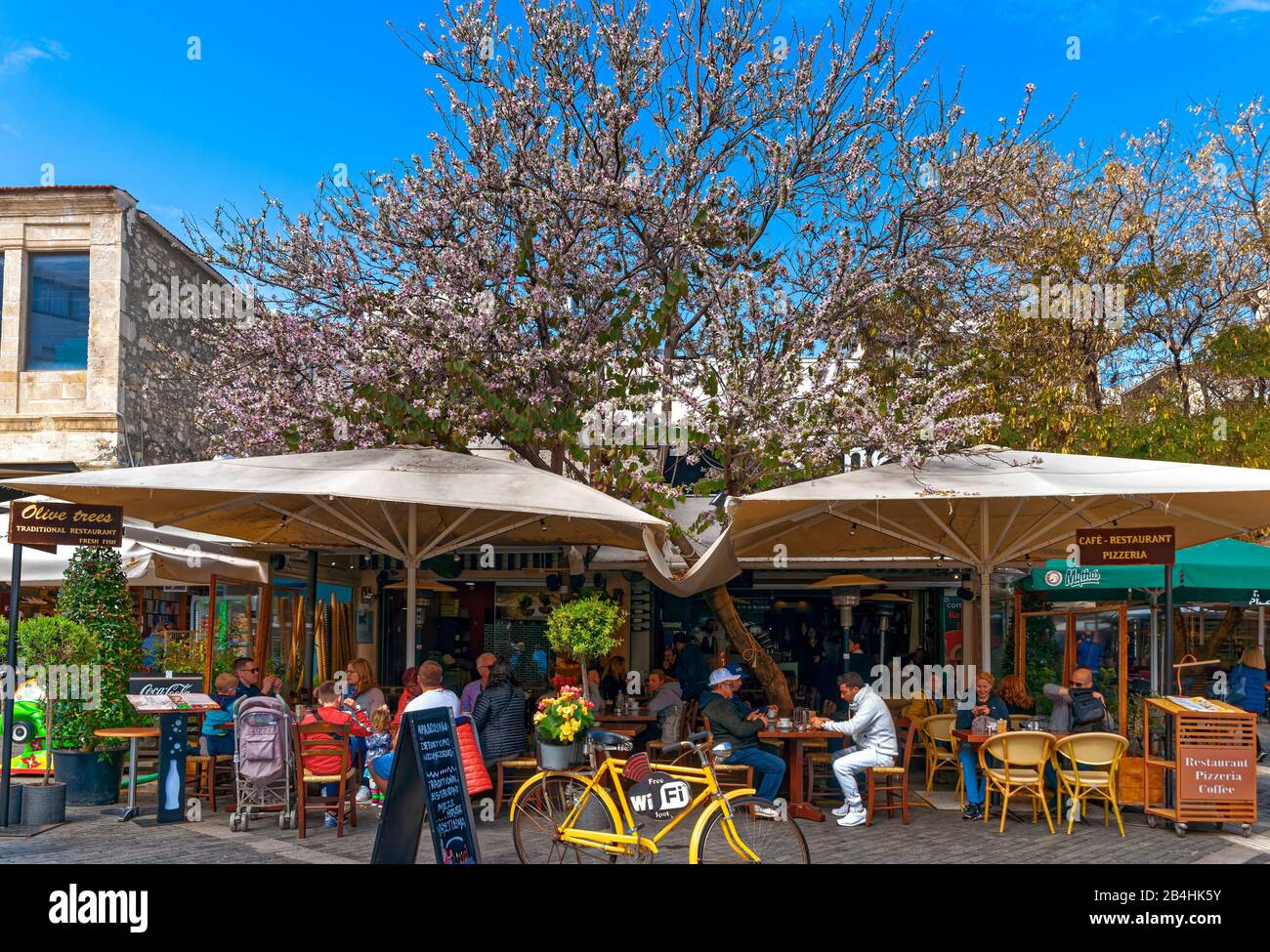 Greece, Crete, Heraklion, main road Stock Photo - Alamy