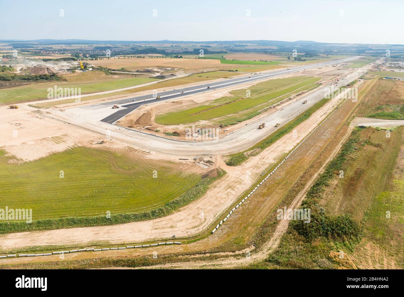 Airport runway construction hi-res stock photography and images - Alamy