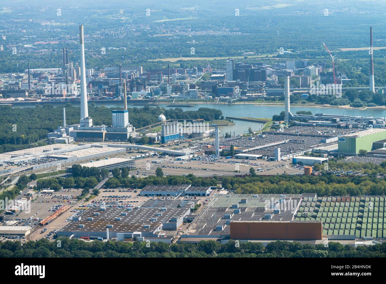 Aerial view of an industrial area hi-res stock photography and images ...