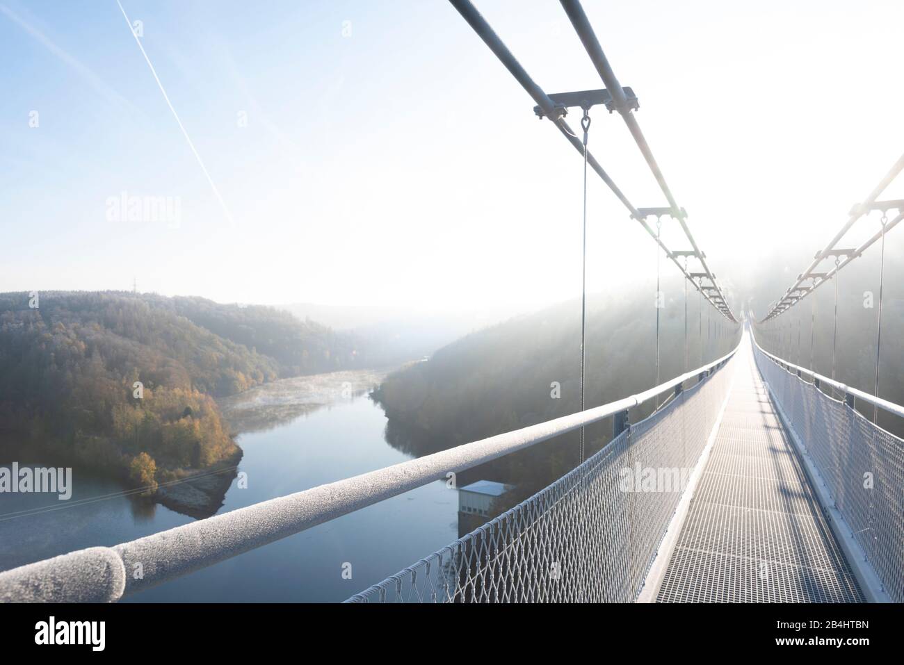 One of the longest rope bridges in the world hi-res stock photography ...