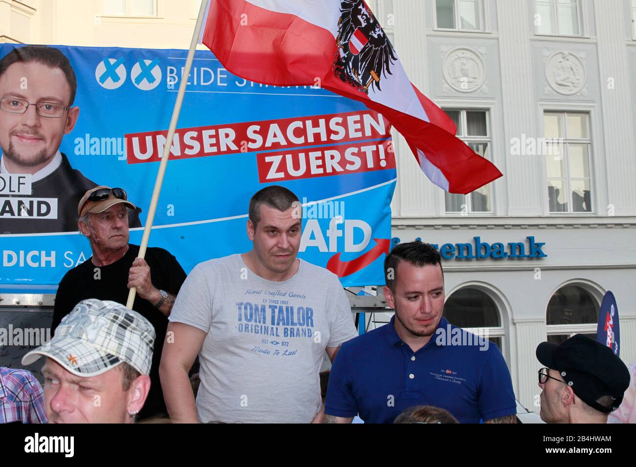 Ignaz Bearth bei der Wahlkampf Abschlussveranstaltung der AfD in ...