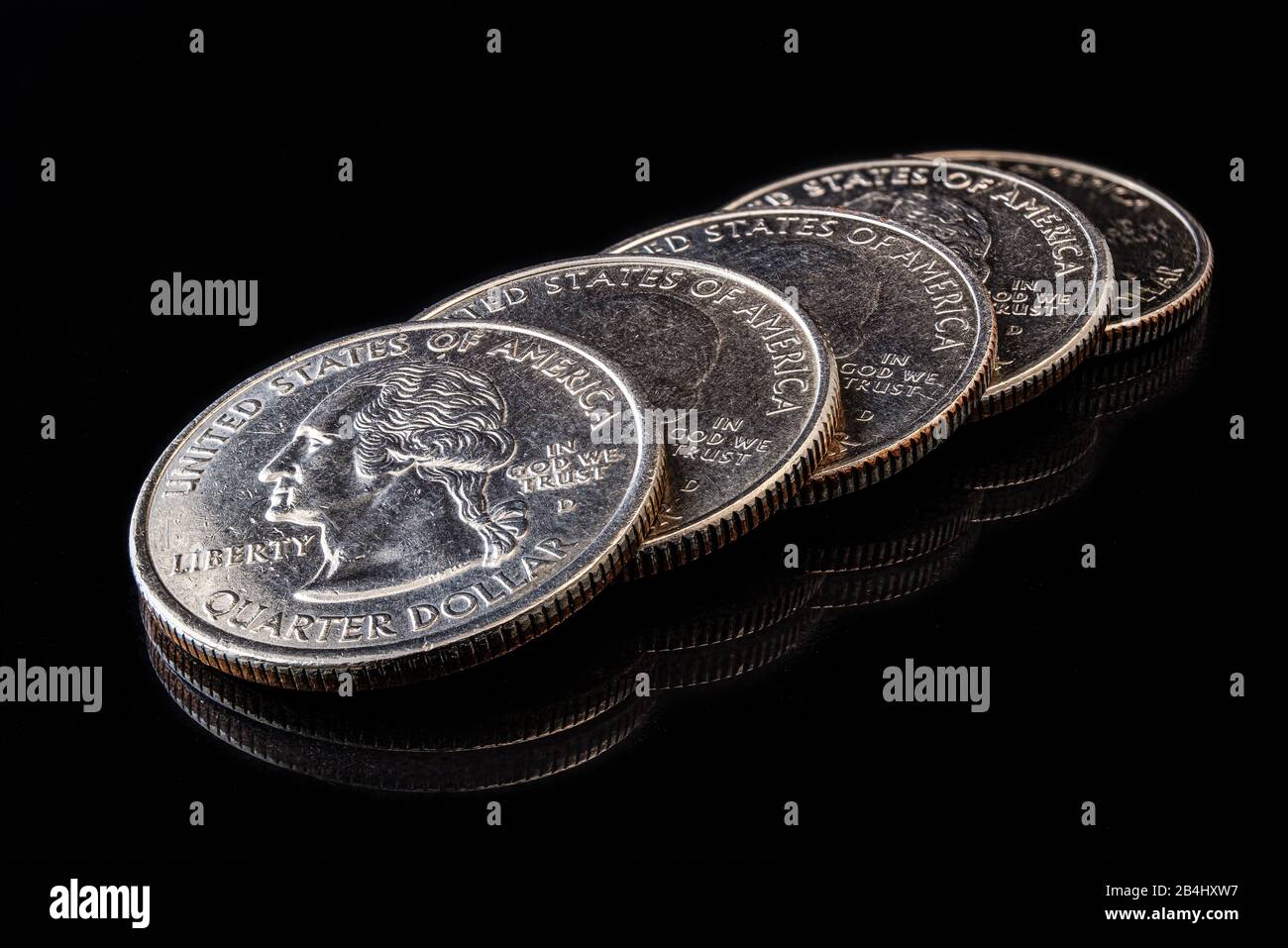 Stack Of Quarters High Resolution Stock Photography and Images - Alamy