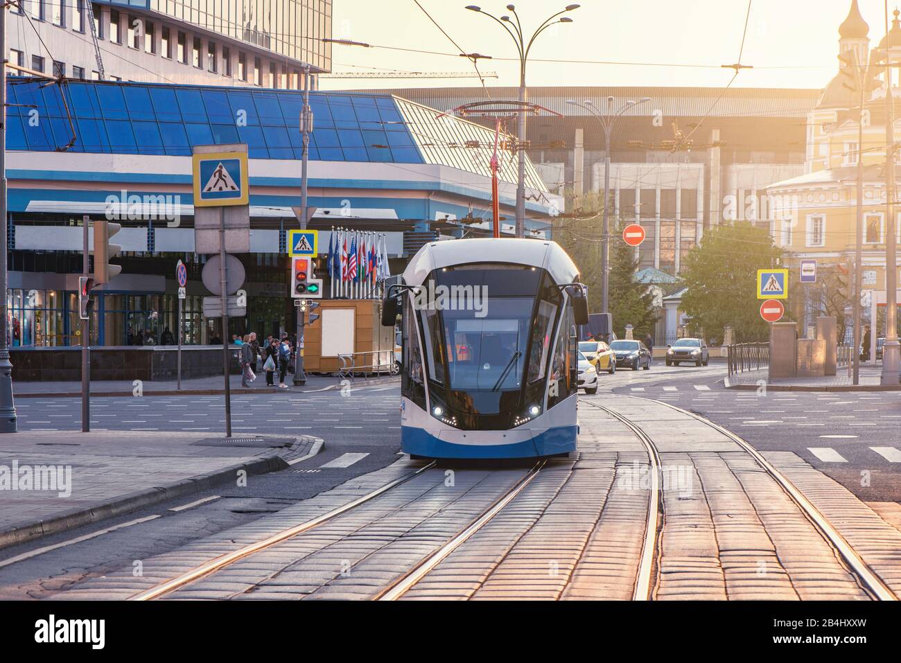 Moscow tramway hi-res stock photography and images - Alamy