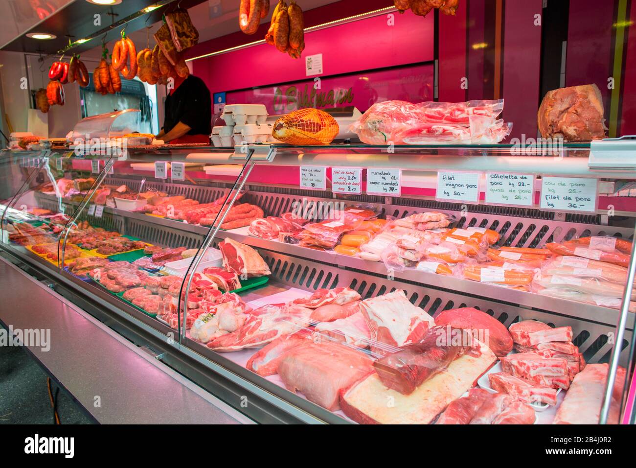 Butcher stand hi-res stock photography and images - Alamy
