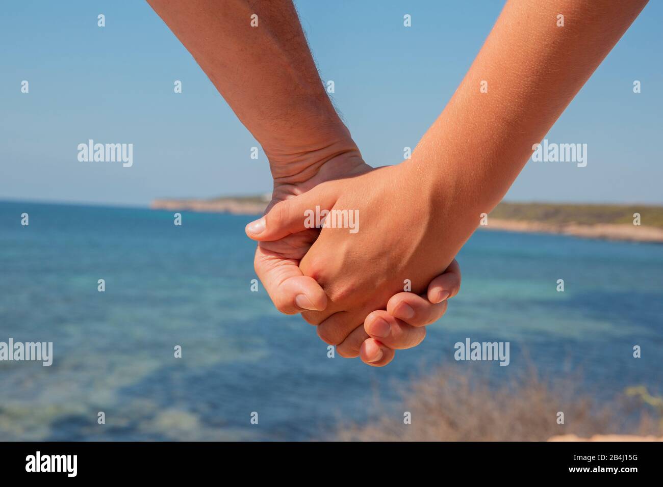 Hands, hold, sea Stock Photo - Alamy