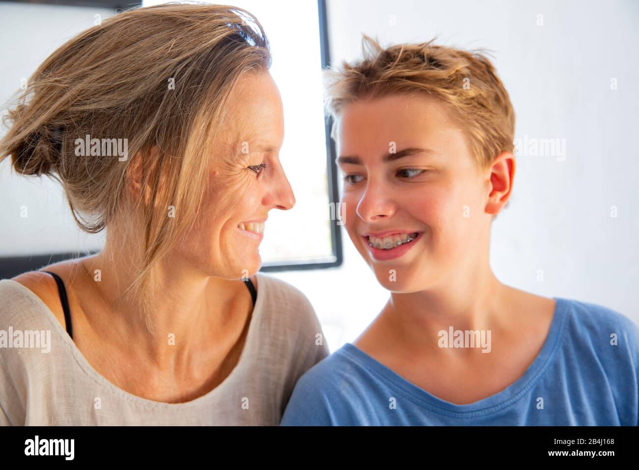 Son mother hi-res stock photography and images - Alamy