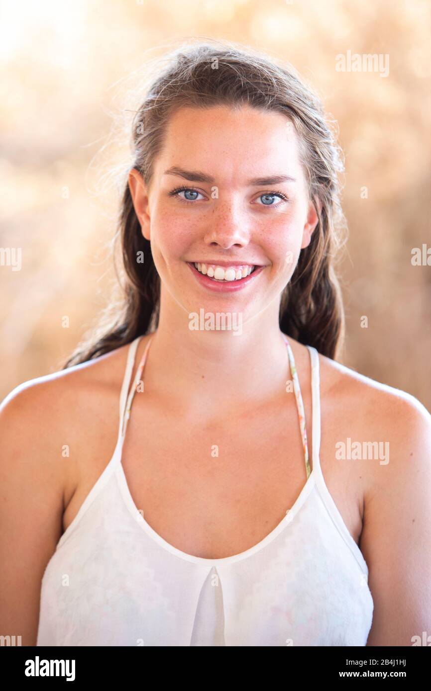 Girl with dimples hi-res stock photography and images - Alamy