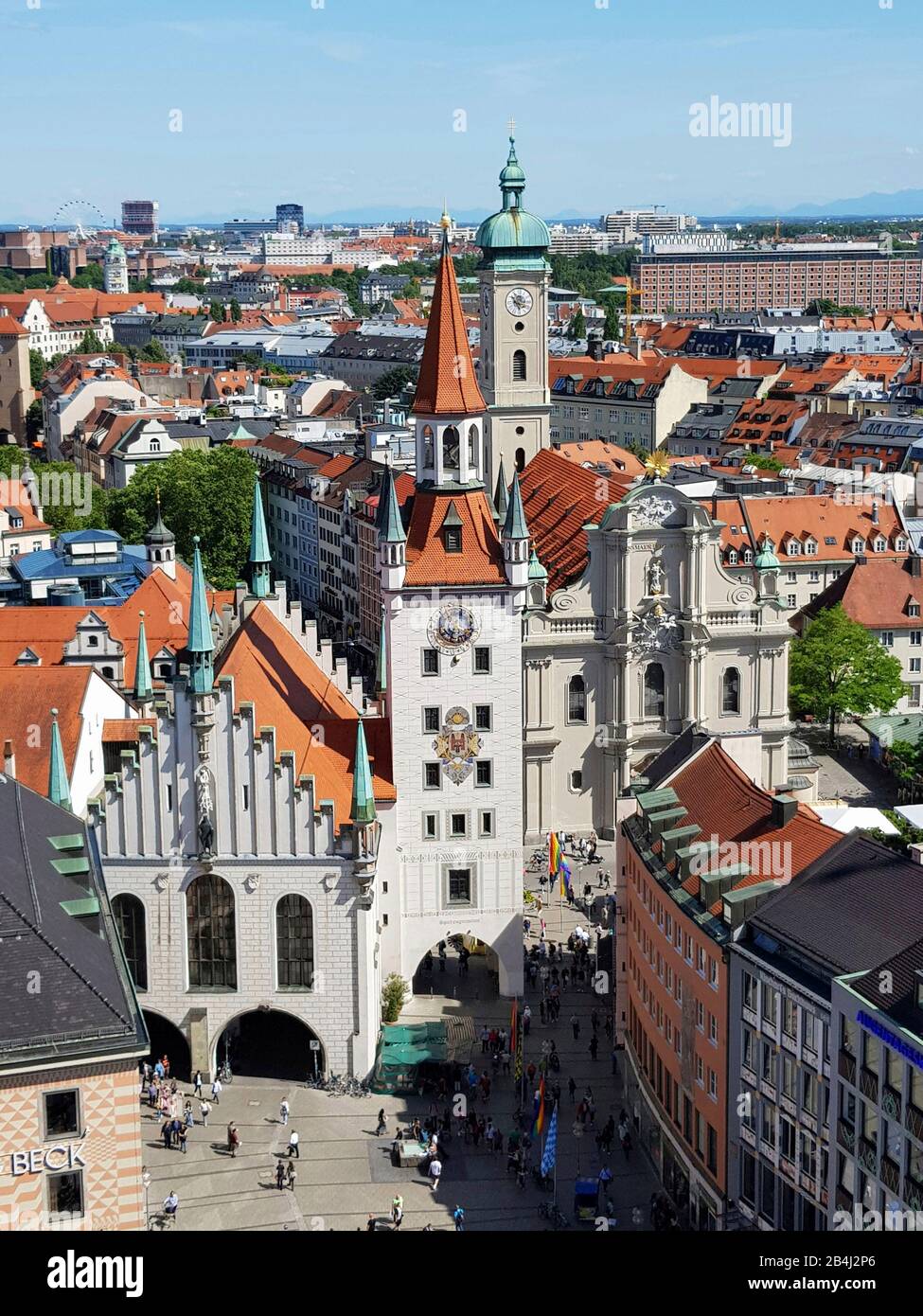 Is one of the oldest preserved church buildings in munich hi-res stock ...