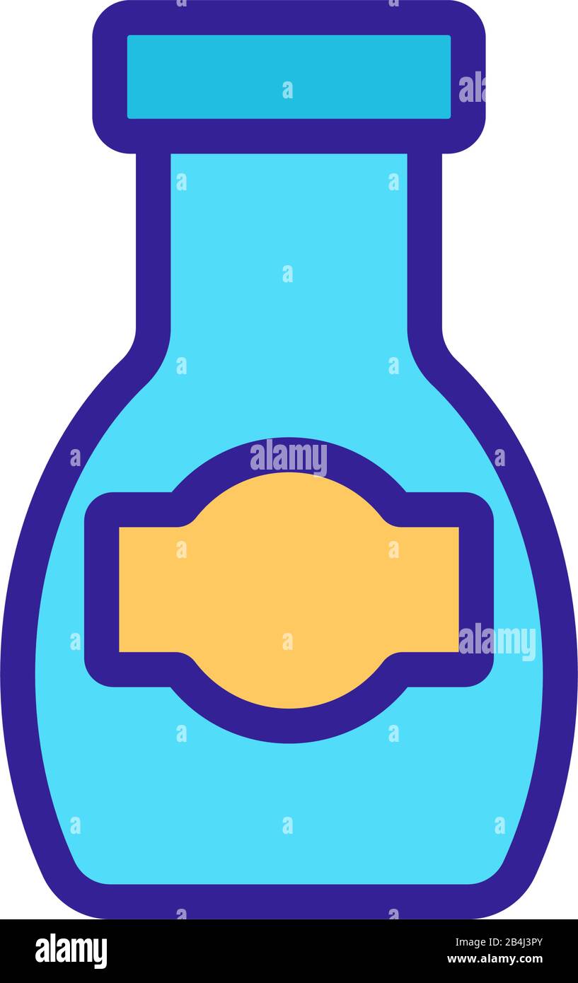 mustard icon vector. Isolated contour symbol illustration Stock Vector ...