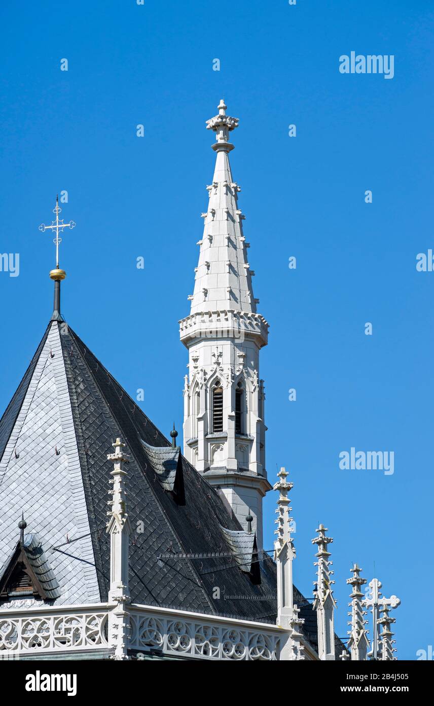 Germany, Bavaria, Hassfurt, Knight's Chapel, late Gothic Marian Shrine ...
