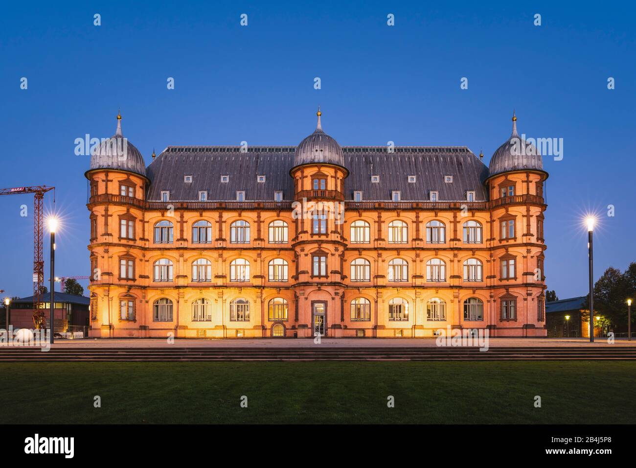 Schloss Gottesaue, Renaissance Castle, Karlsruhe, Germany, Europe Stock ...