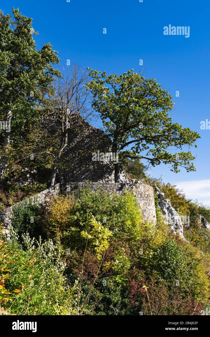 Burg Hohengundelfingen, Lautertal, Grosse Lauter, Gundelfingen ...