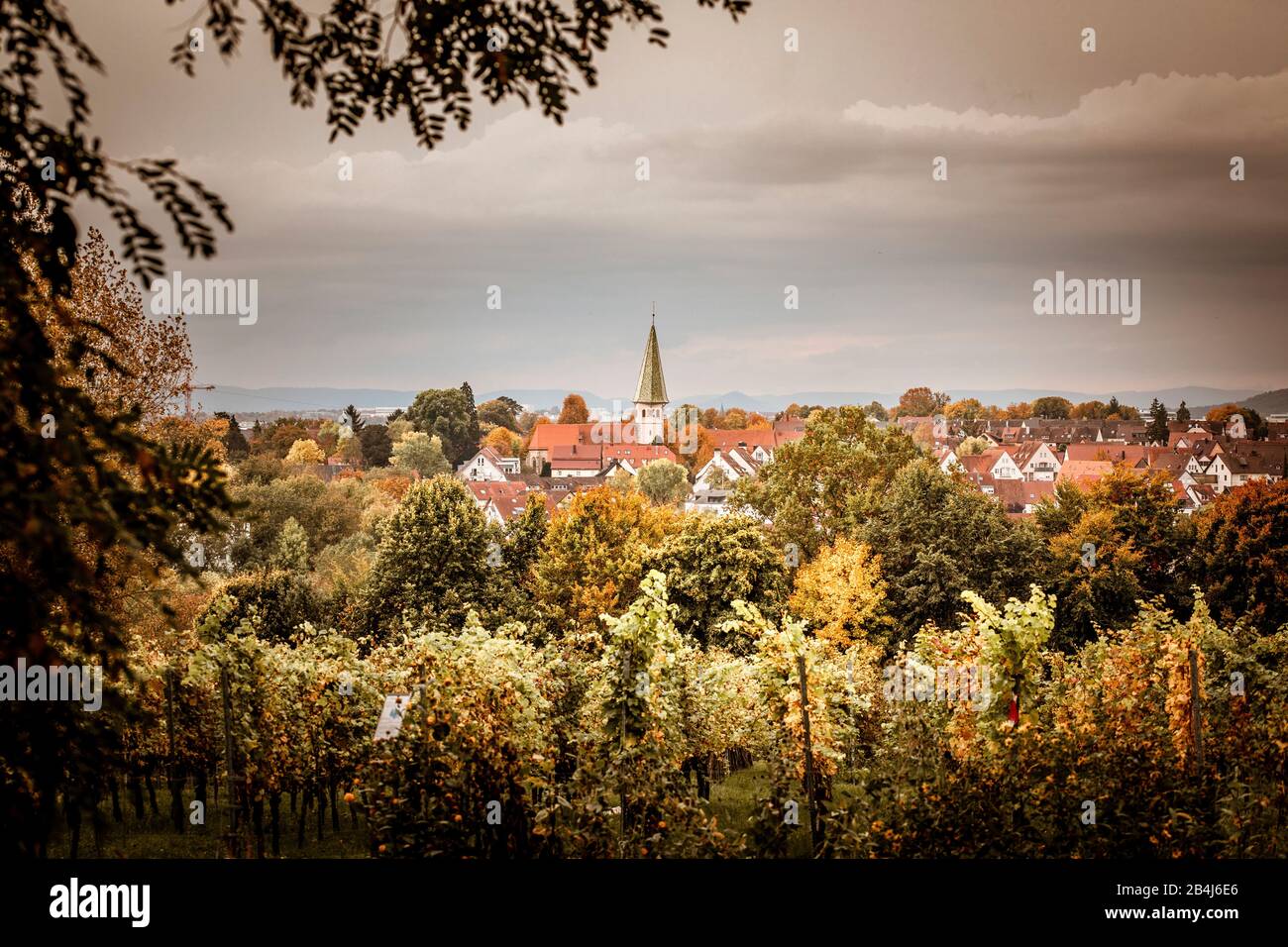 Sky over village High Resolution Stock Photography and Images - Alamy