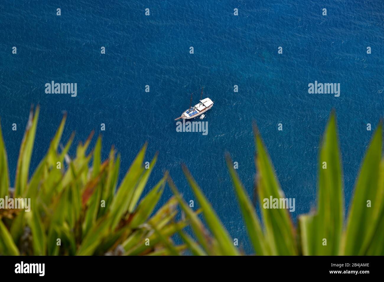 Blilck on sailing yacht, Skywalk, glass observation platform at 580 m ...