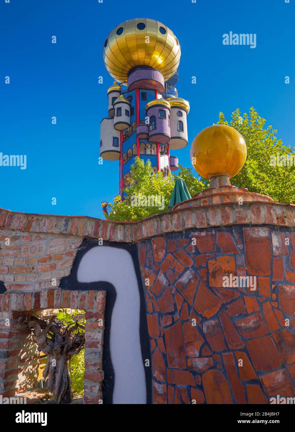 Hundertwasser tower hi-res stock photography and images - Alamy