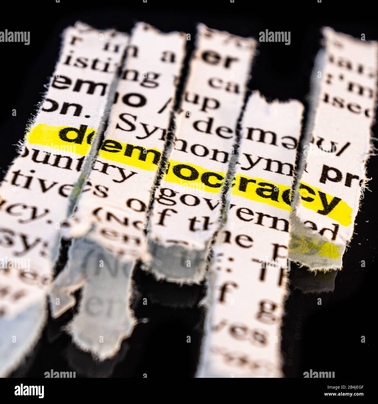 Democracy word hi-res stock photography and images - Alamy