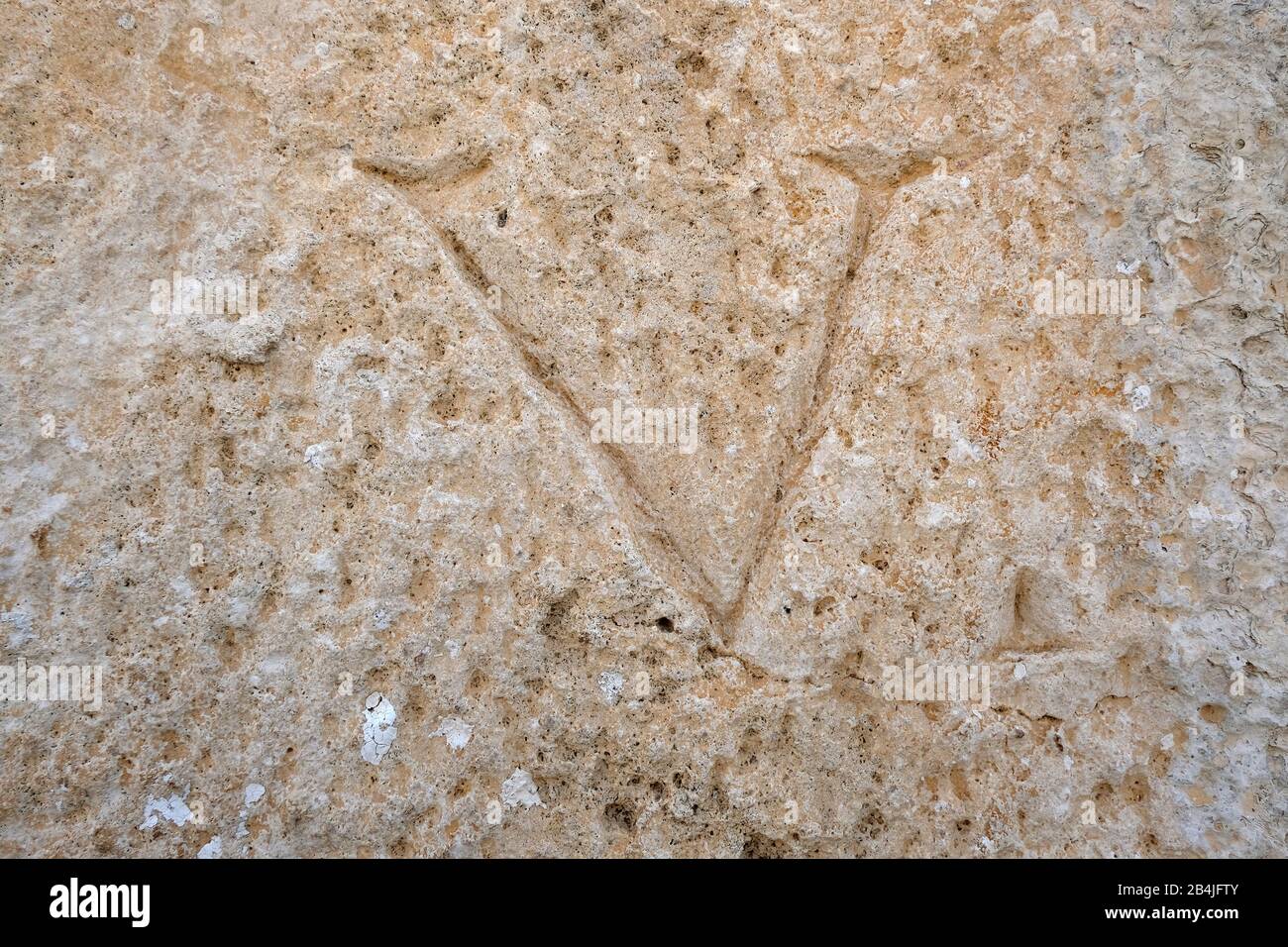 Roman stone letter hi-res stock photography and images - Alamy