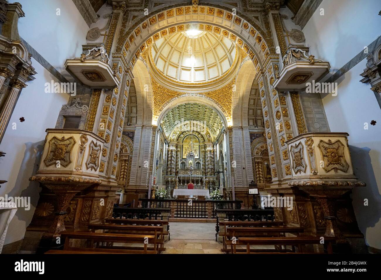 Europe, Portugal, Region Centro, Nazare, Sitio, Church, Nossa Senhora ...