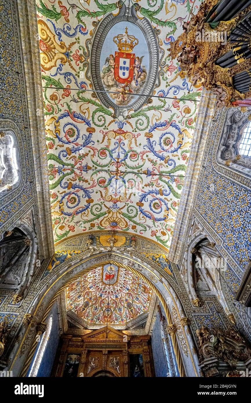 Europe, Portugal, Region Centro, Coimbra, University, Capela de Sao ...