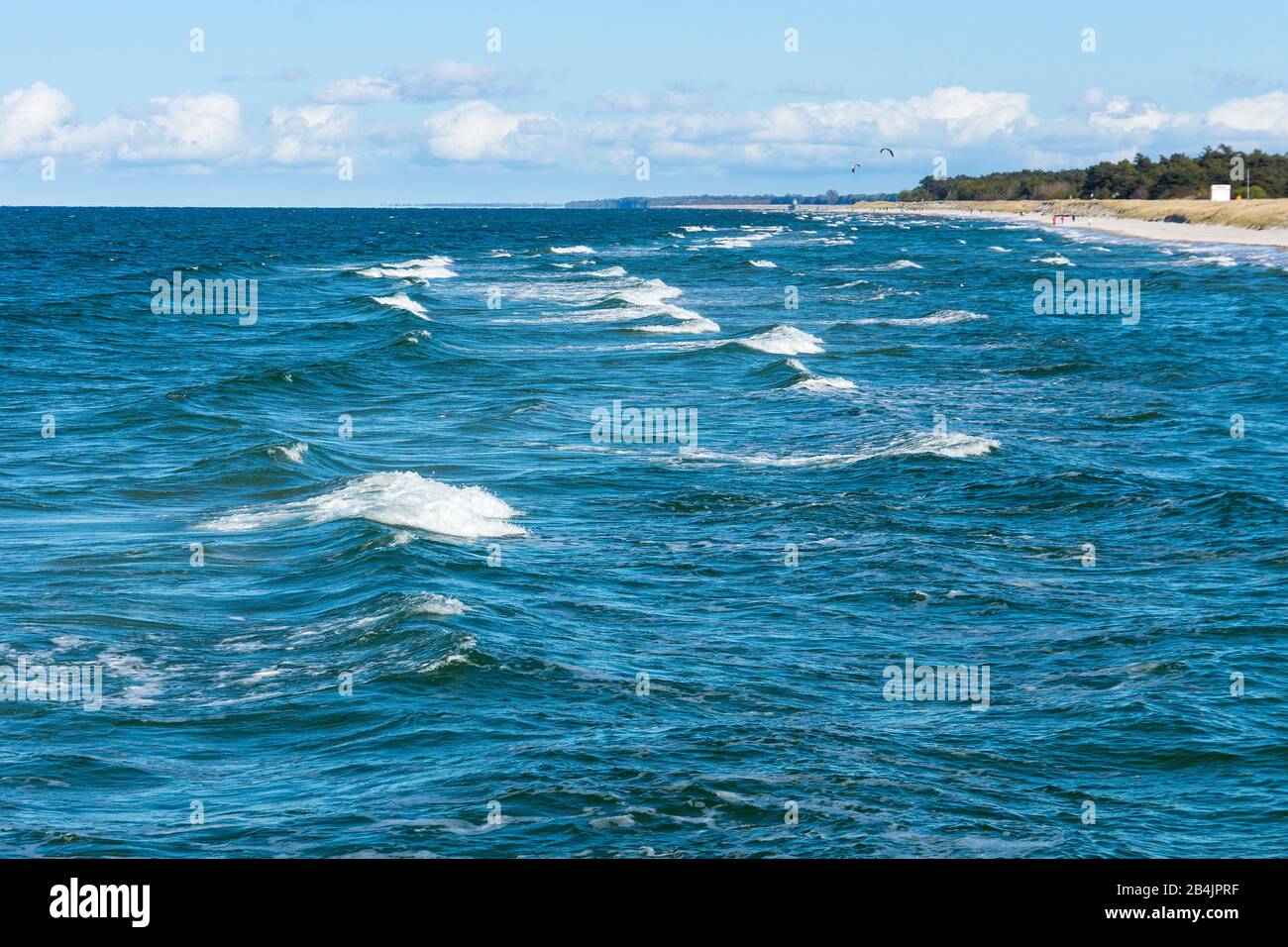 Ostseebad Prerow, Halbinsel Fischland-Darss-Zingst, Strand Stock Photo ...