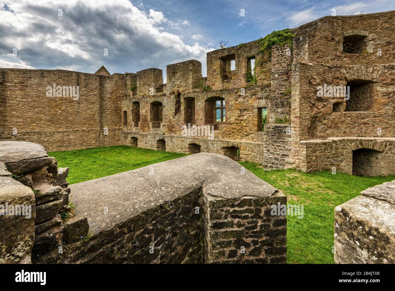 The zehntscheune and the urweltmuseum geoscope hi-res stock photography ...