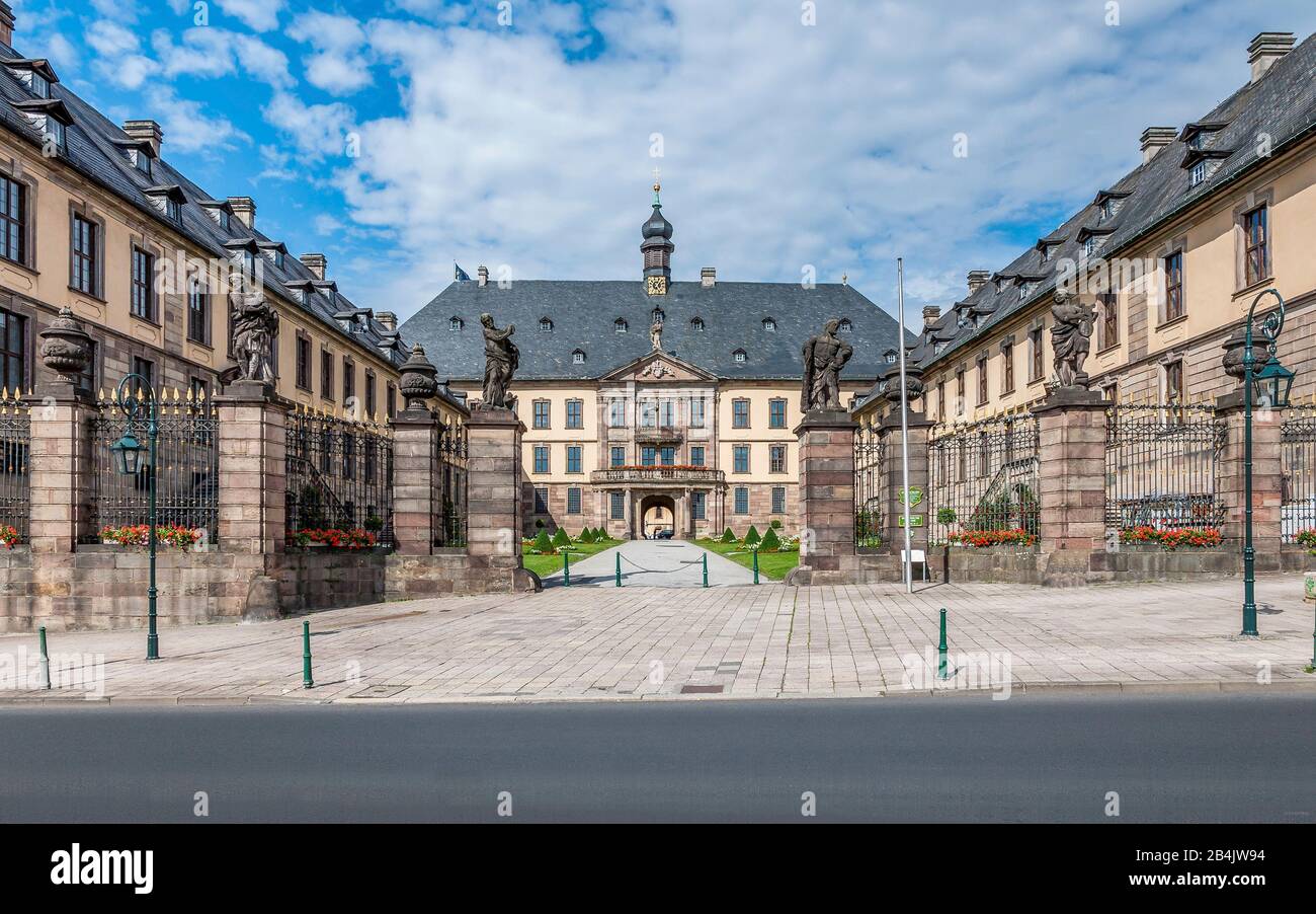 City palace in Fulda on the Pauluspromenade, former seat of the prince ...