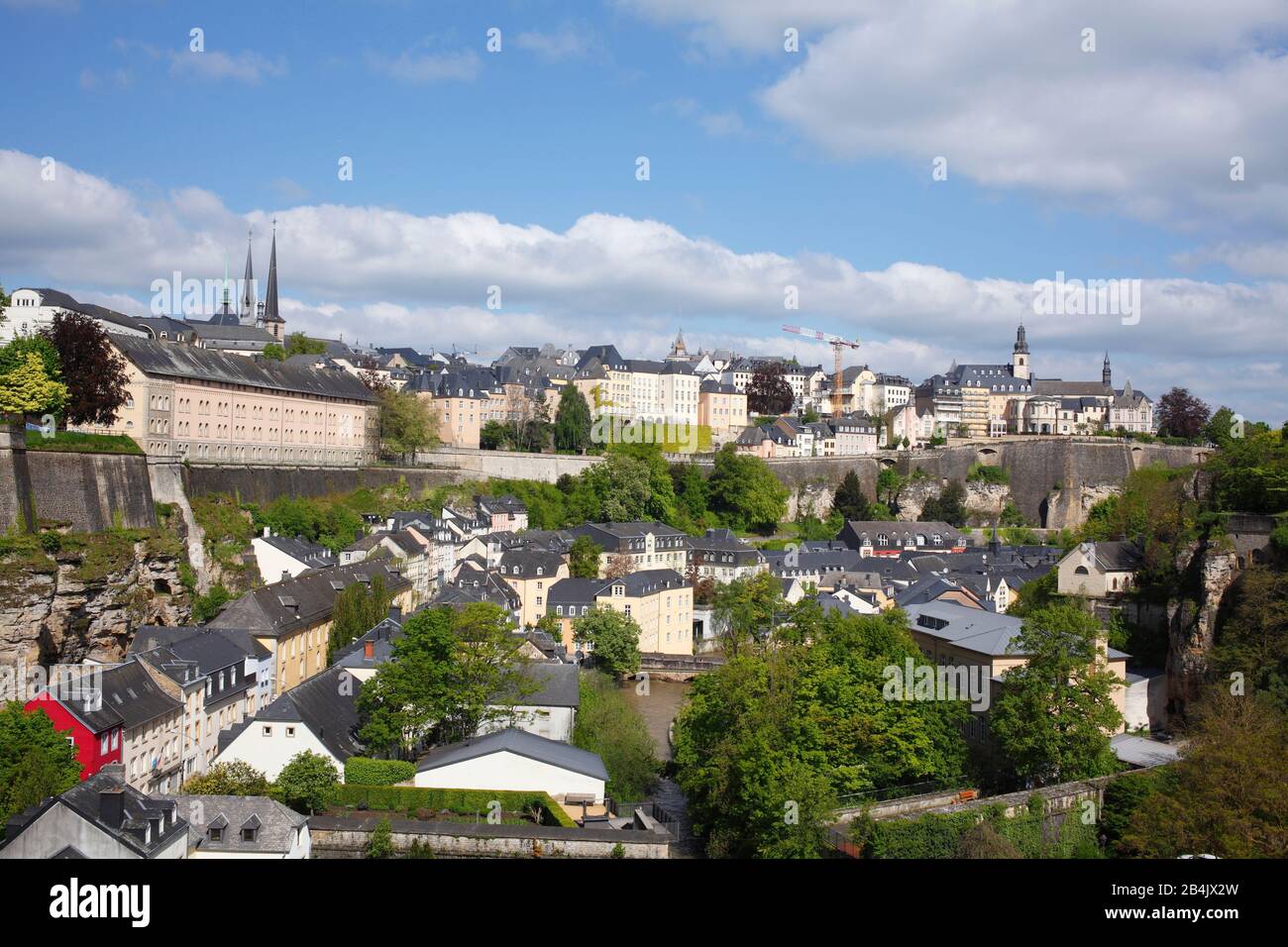 Upper Town and Lower Town Reason Luxembourg City, Luxembourg, Europe ...