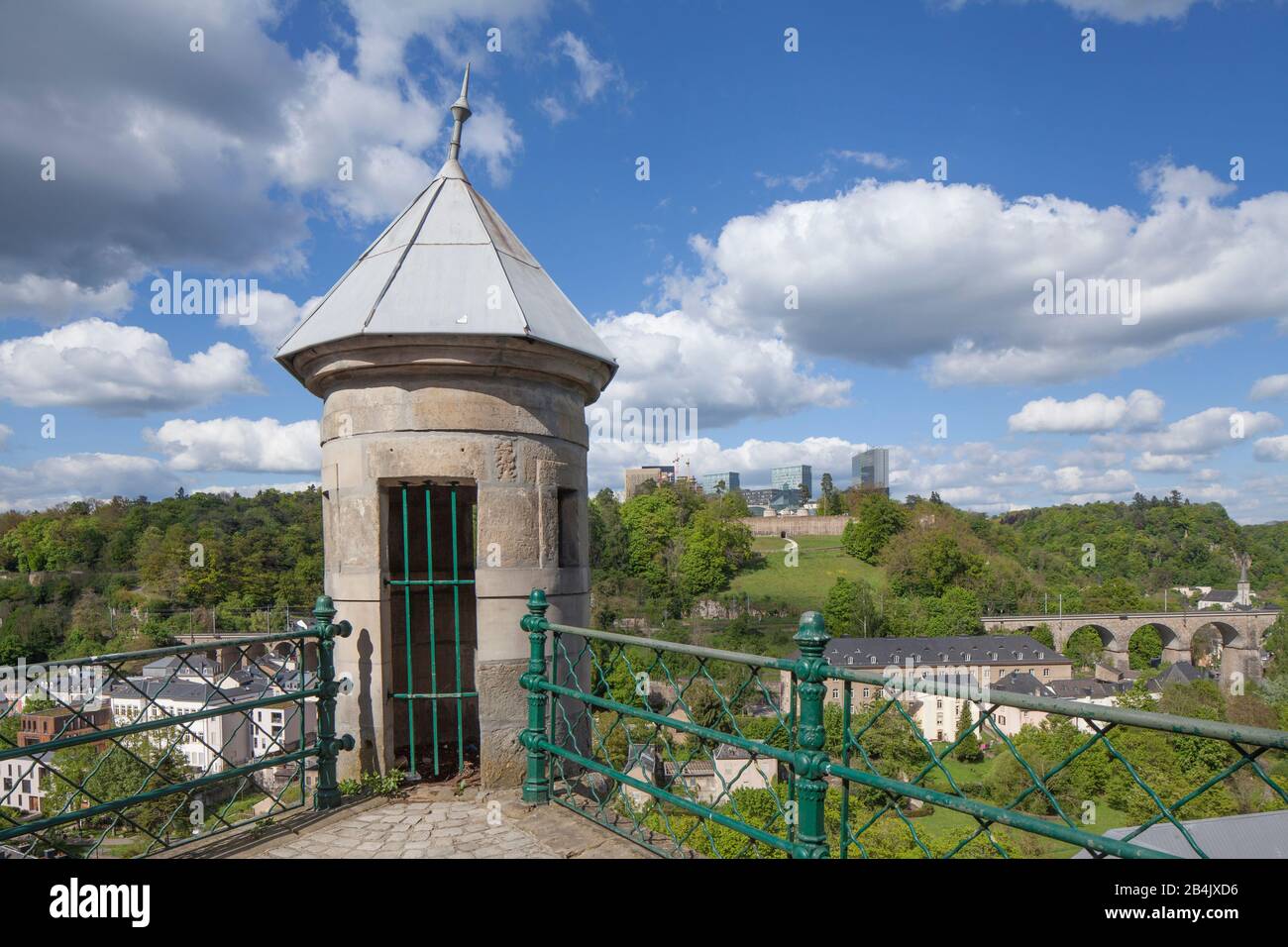 Spanish Turret, Luxembourg City, Luxembourg, Europe Stock Photo - Alamy