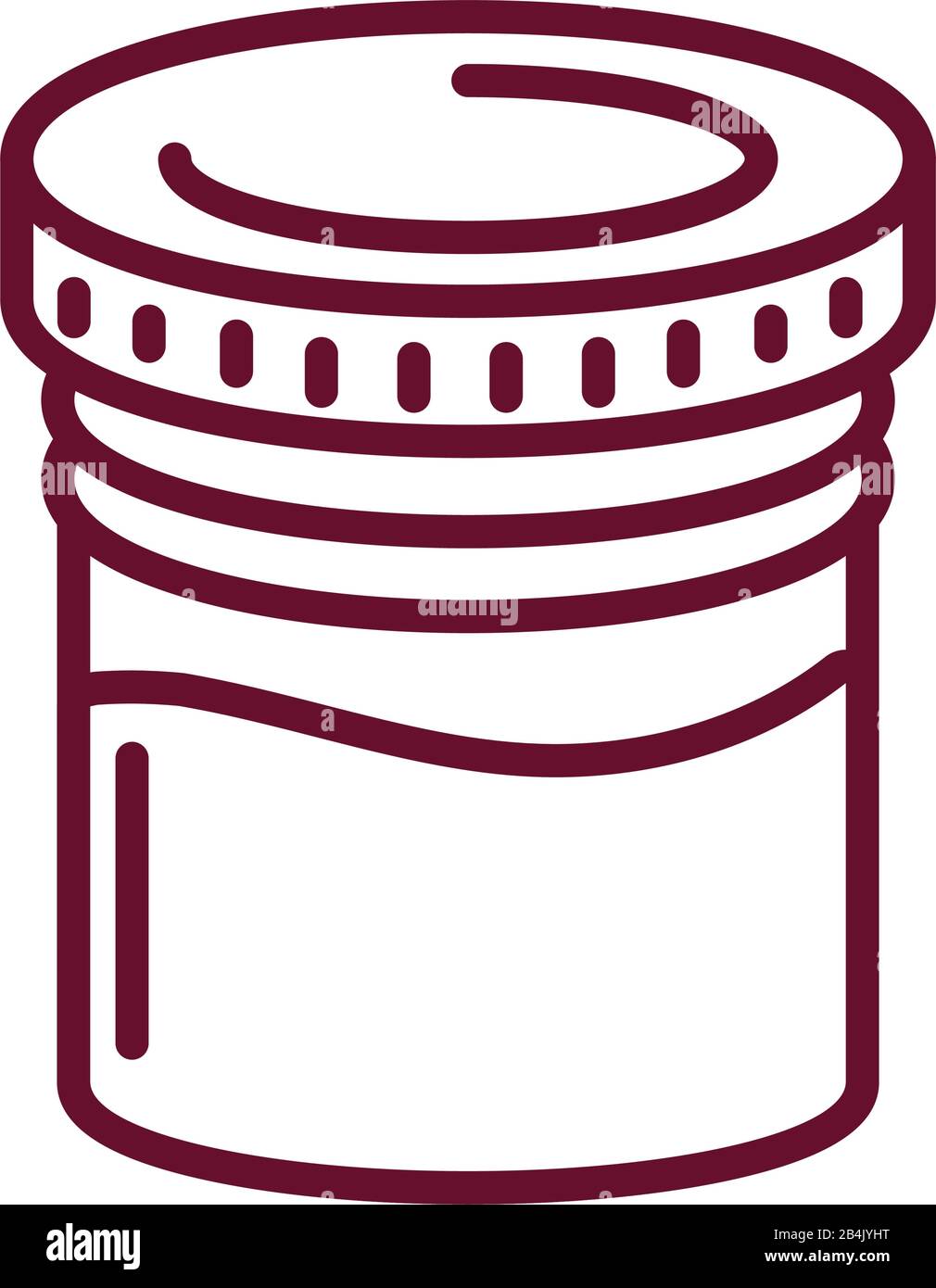 portable liquid flask icon over white background, line style icon ...