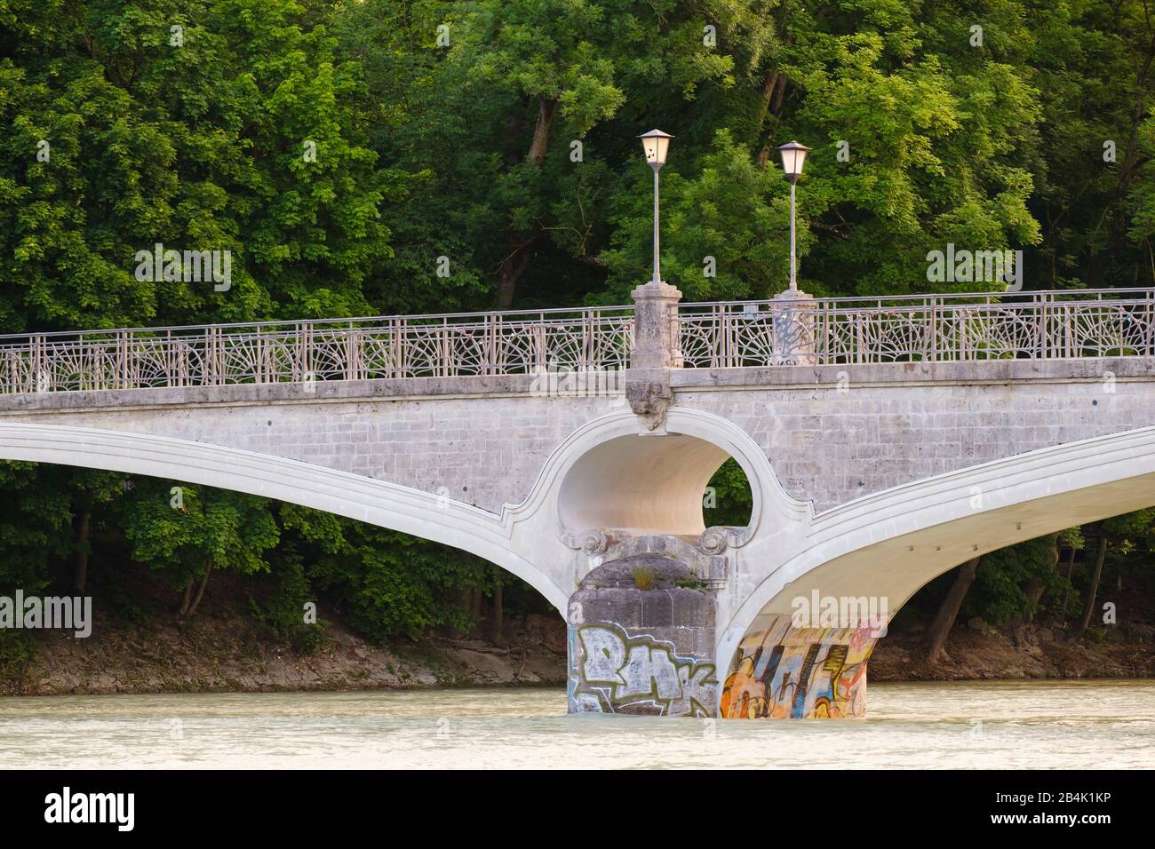 Cable bridge over isar hi-res stock photography and images - Alamy
