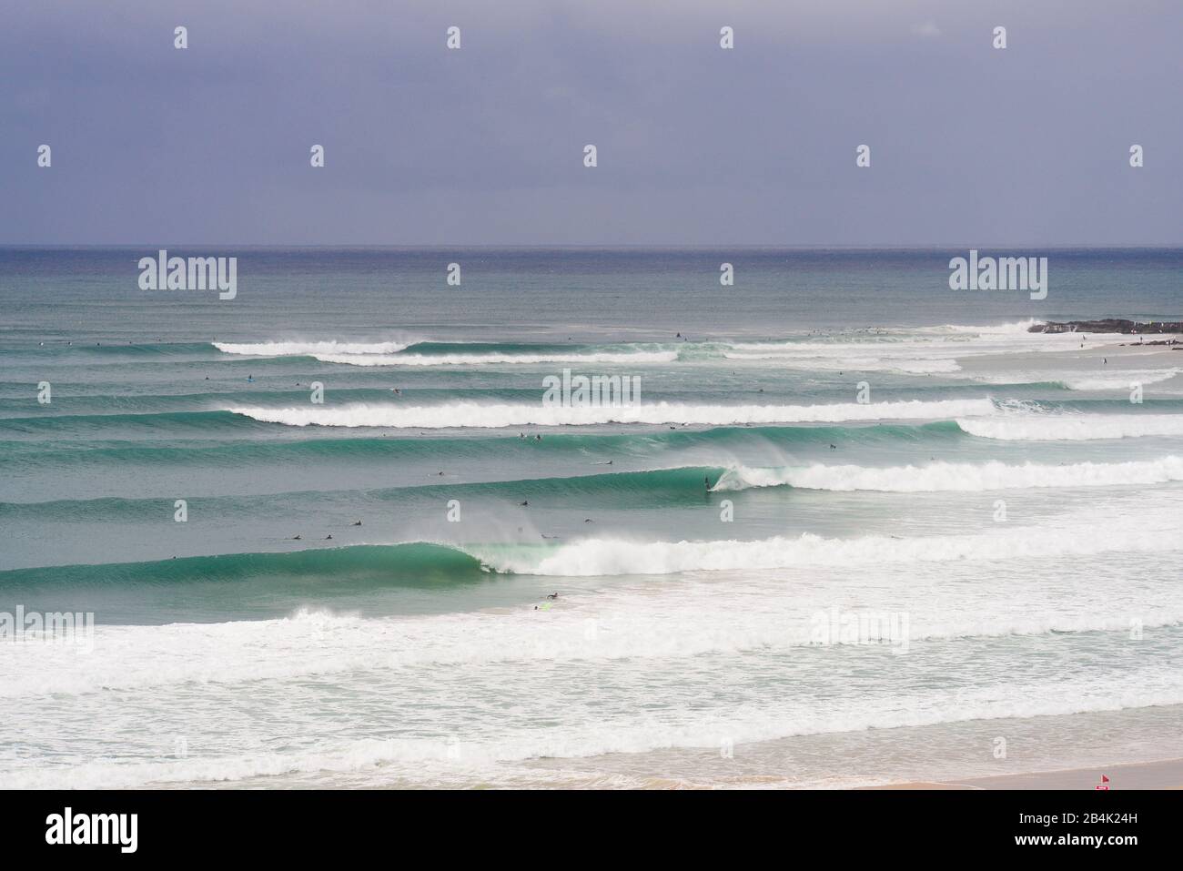 People surfing in Snapper Rocks, Australia Stock Photo - Alamy