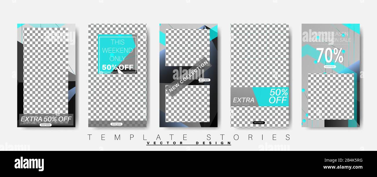 Story template for social media , editable vector design Stock Vector ...