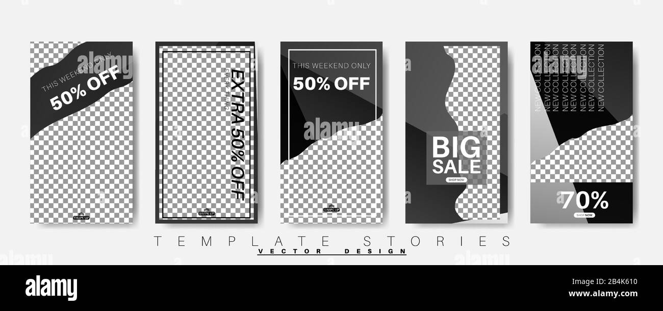 Story template for social media , editable vector design Stock Vector ...