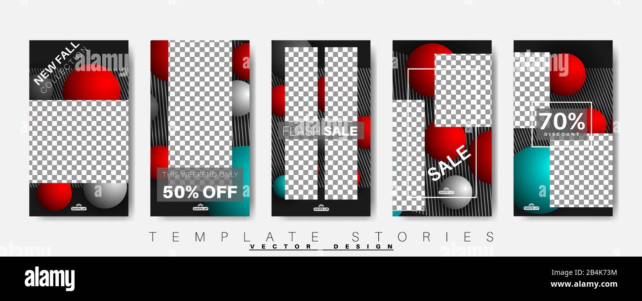 Story template for social media , editable vector design Stock Vector ...