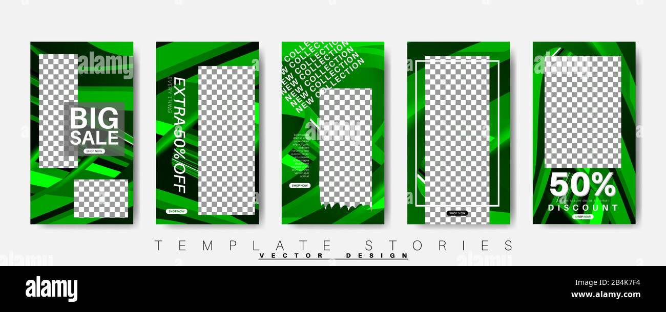 Story template for social media , editable vector design Stock Vector ...