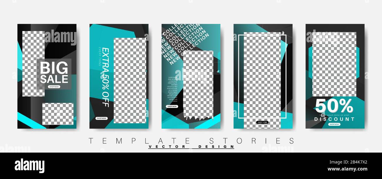 Story template for social media , editable vector design Stock Vector ...