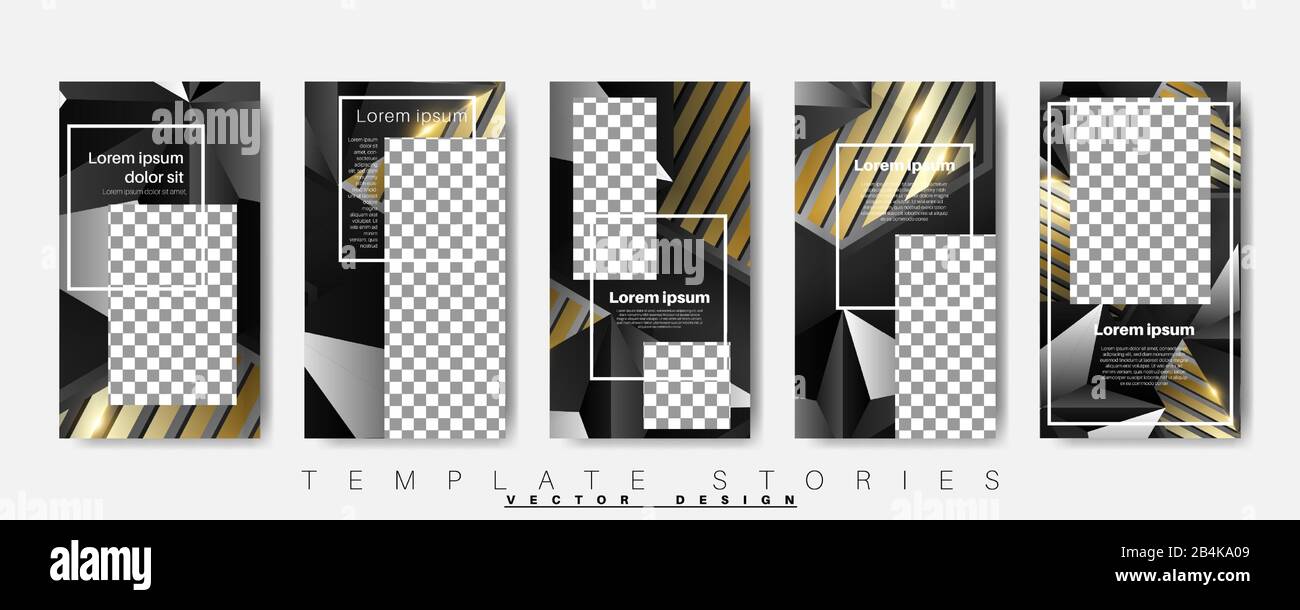 Story template for social media , editable vector design Stock Vector ...