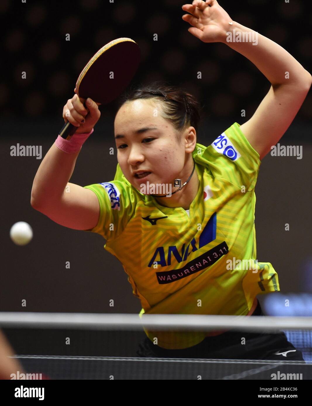 Doha. 6th Mar 2020. Ito Mima of Japan hits a return during the women s singles quarterfinal match against Feng Tianwei of Singapore at 2020 ITTF Qatar Open in Doha Qatar on March