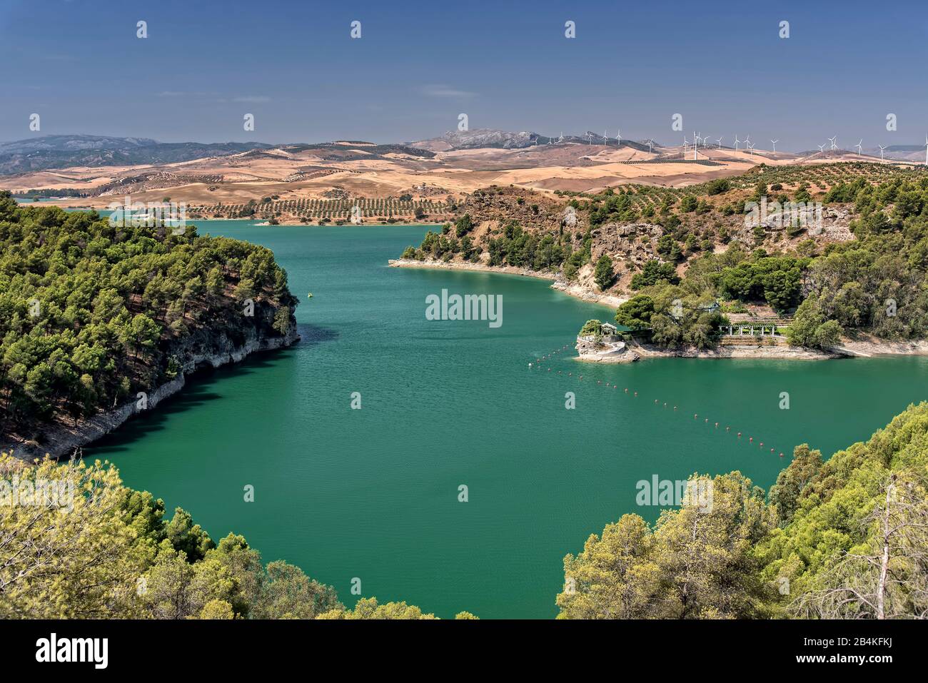 Sillon del Rey at the Embalse del Conde de Guadalhorce Stock Photo - Alamy