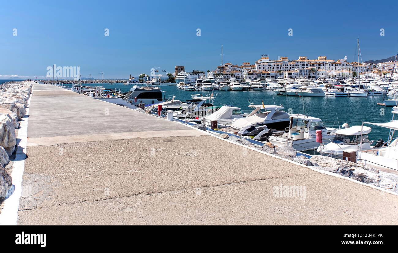 Marbella port hi-res stock photography and images - Alamy