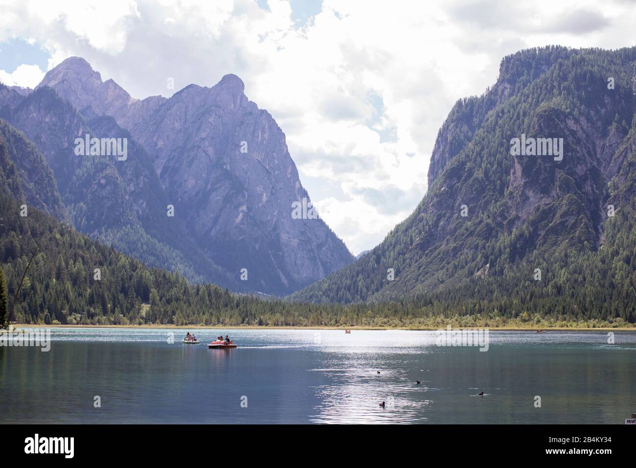 Toblacher lake hi-res stock photography and images - Alamy