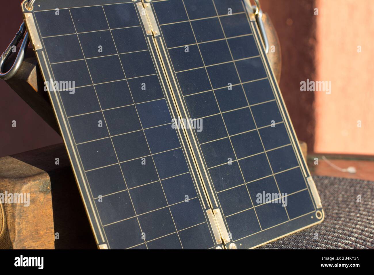Portable solar cells Stock Photo - Alamy