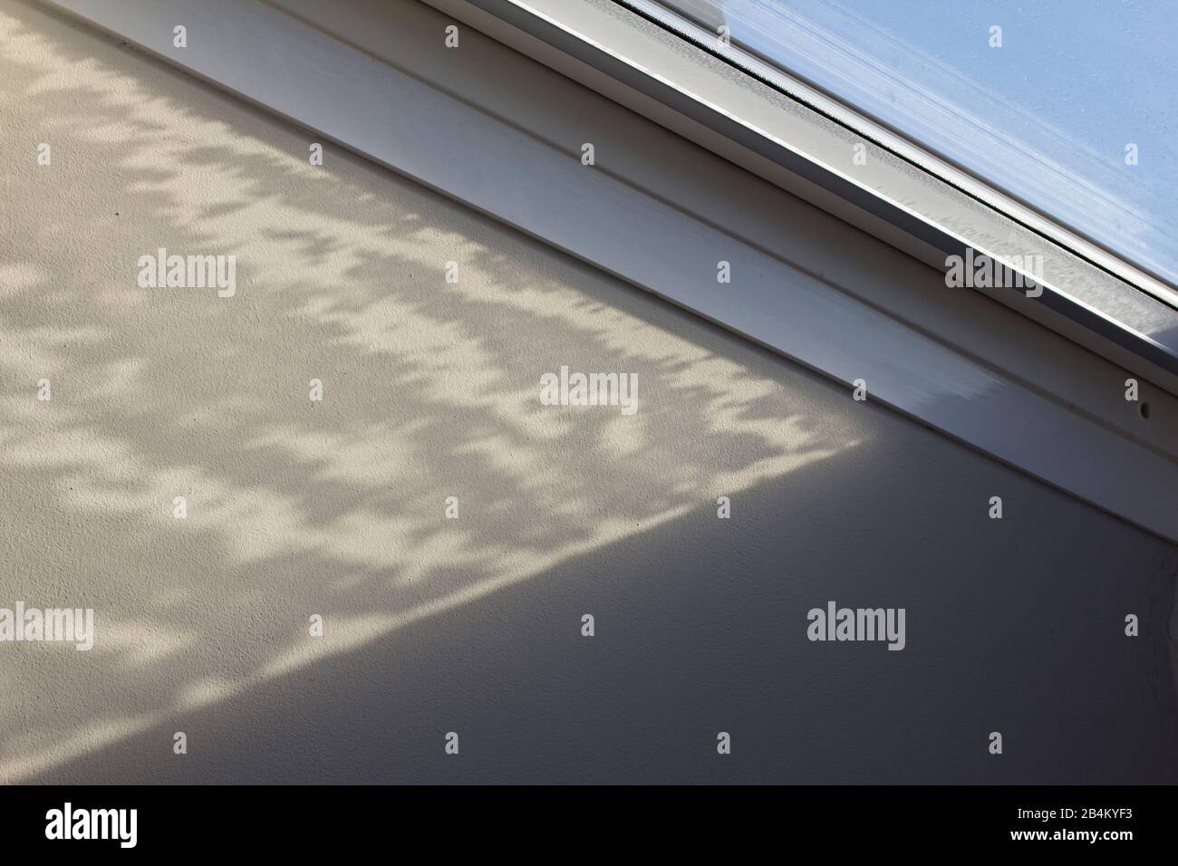 Sunlight falls through the skylight Stock Photo - Alamy