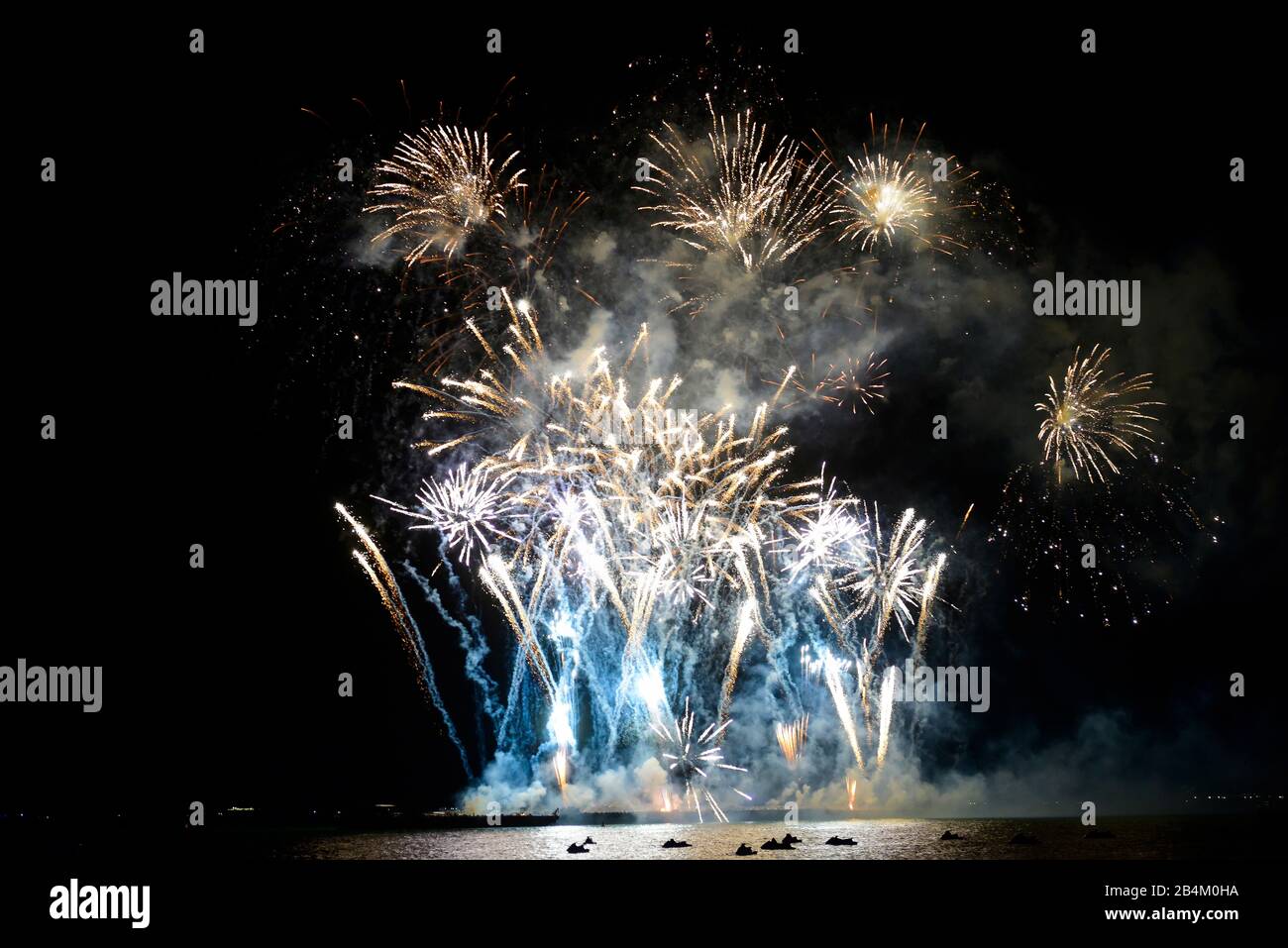 Fireworks, Pattaya, Thailand, Asia Stock Photo - Alamy