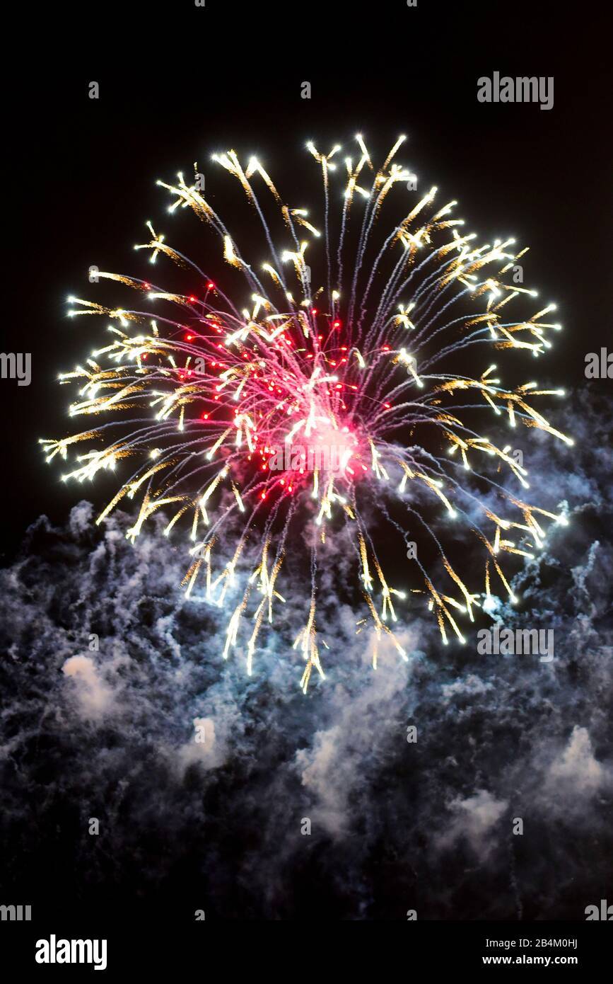 Fireworks, Pattaya, Thailand, Asia Stock Photo - Alamy