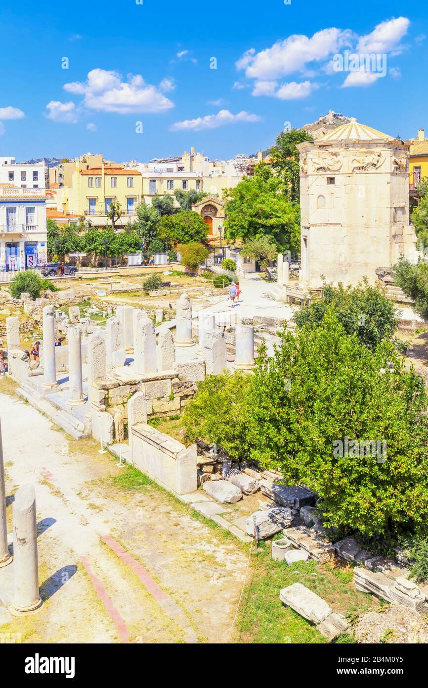 Athens agorà view hi-res stock photography and images - Alamy